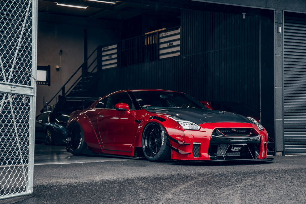 LB-WORKS Nissan GT-R R35 Type2 Complete Body Kit 2017~ [without Bonnet ...